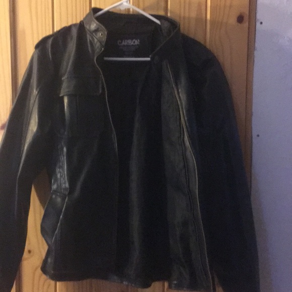 Carbon | Jackets & Coats | Leather Jacket | Poshmark
